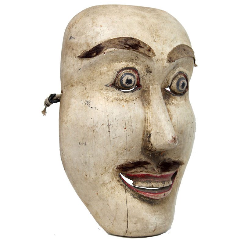 Rare Vintage Jauk Mask, Lombok (1320ZAR) $395 – Vanishing Arts Gallery