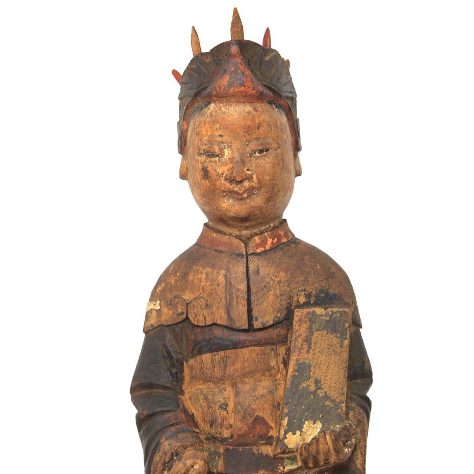 Antique Female Taoist Priest with Hu Tablet, China (19154) - Vanishing ...