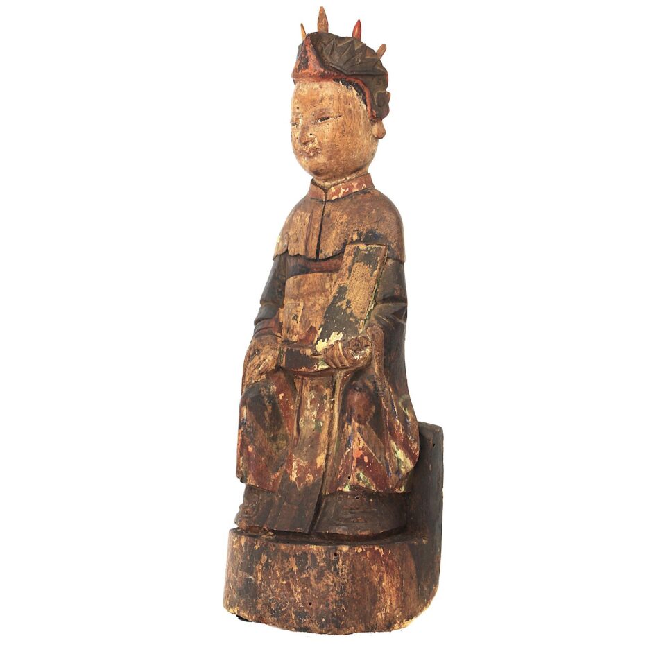 Antique Female Taoist Priest with Hu Tablet, China (19154) - Vanishing ...