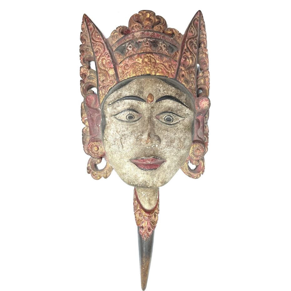 Vintage Hand Carved Dewi Sri, Hindu Rice Goddess, Indonesia, Bali ...